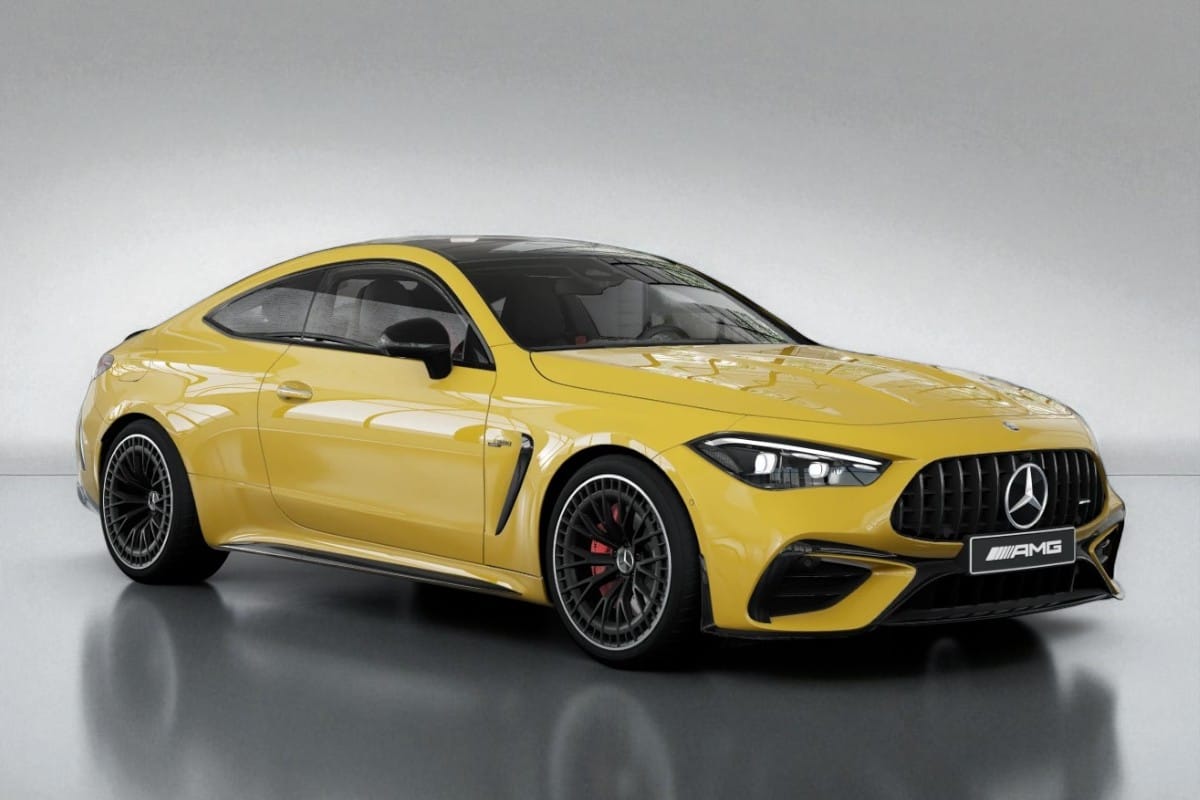 Mercedes-Benz CLE Coupe Solid Sun Yellow – Check Solid Sun Yellow Price ...